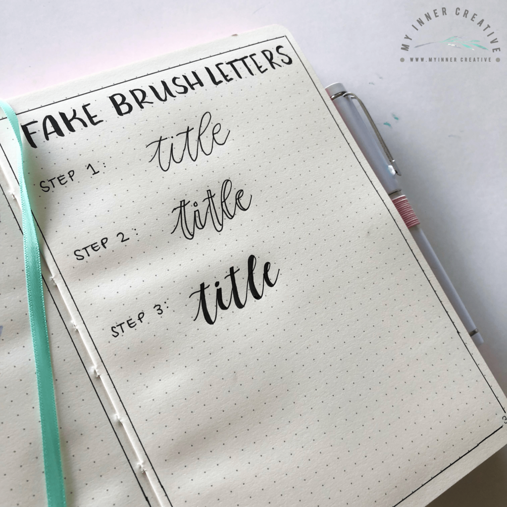 Simple bullet journal Calligraphy + 27 Simple headers!