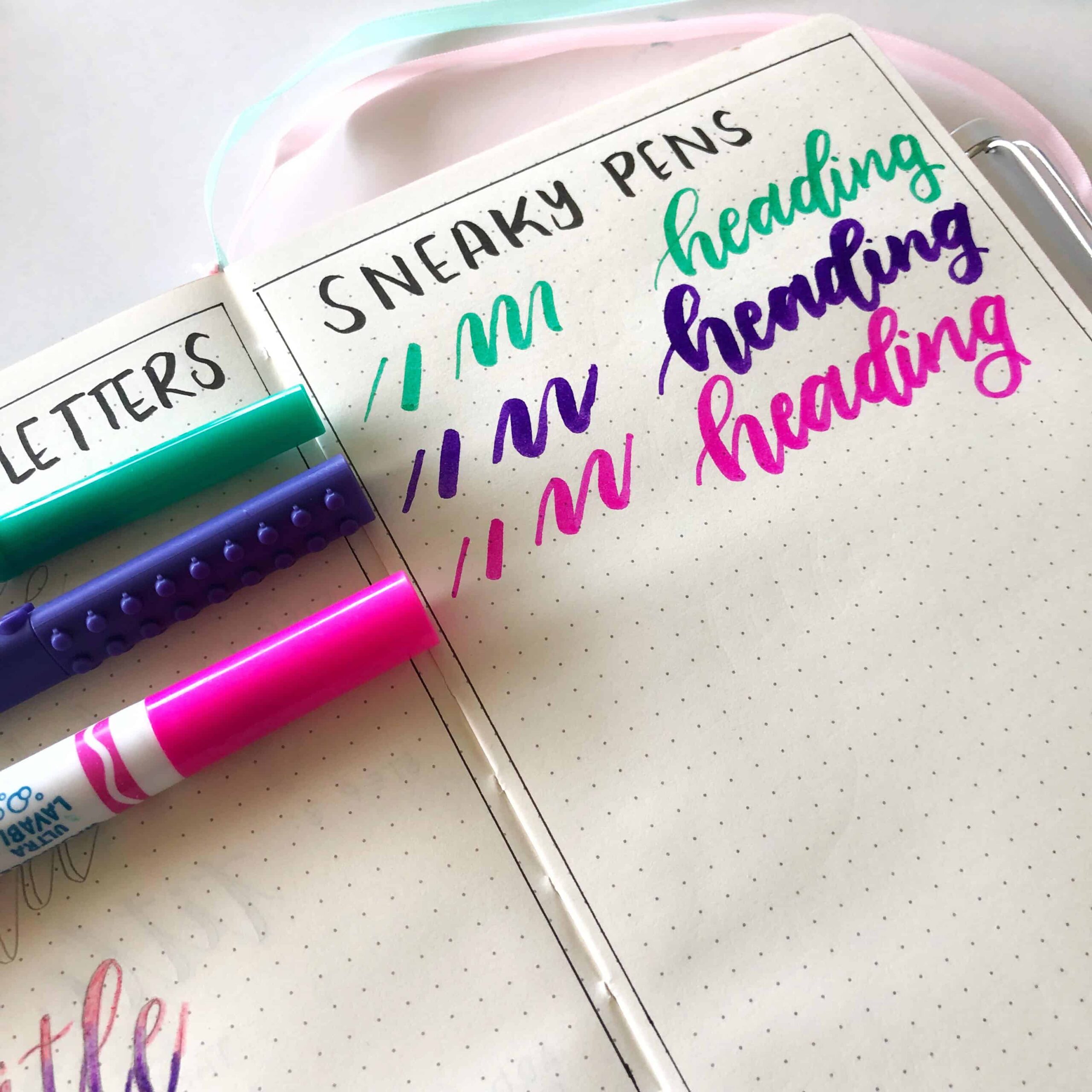 Simple bullet journal Calligraphy + 27 Simple headers!