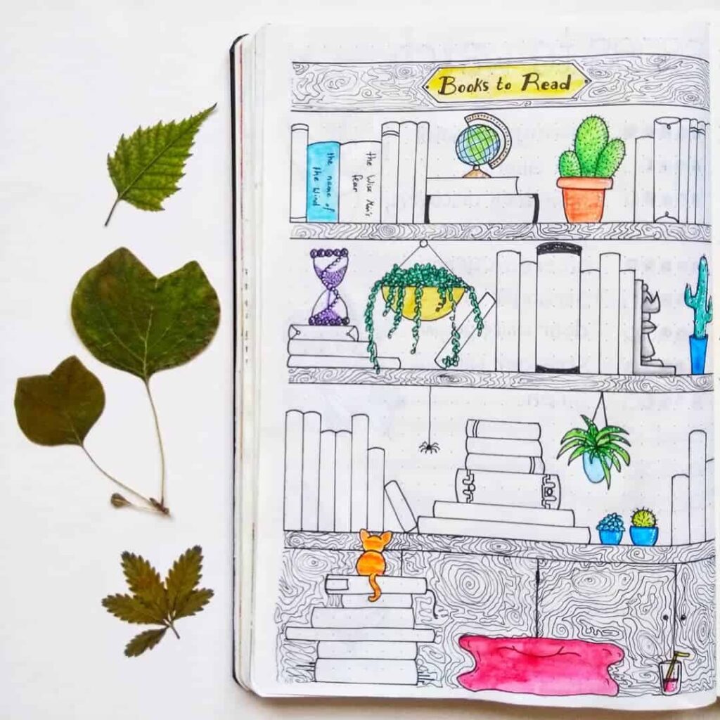 77+ Amazing Bullet Journal Reading tracker and Book Logs